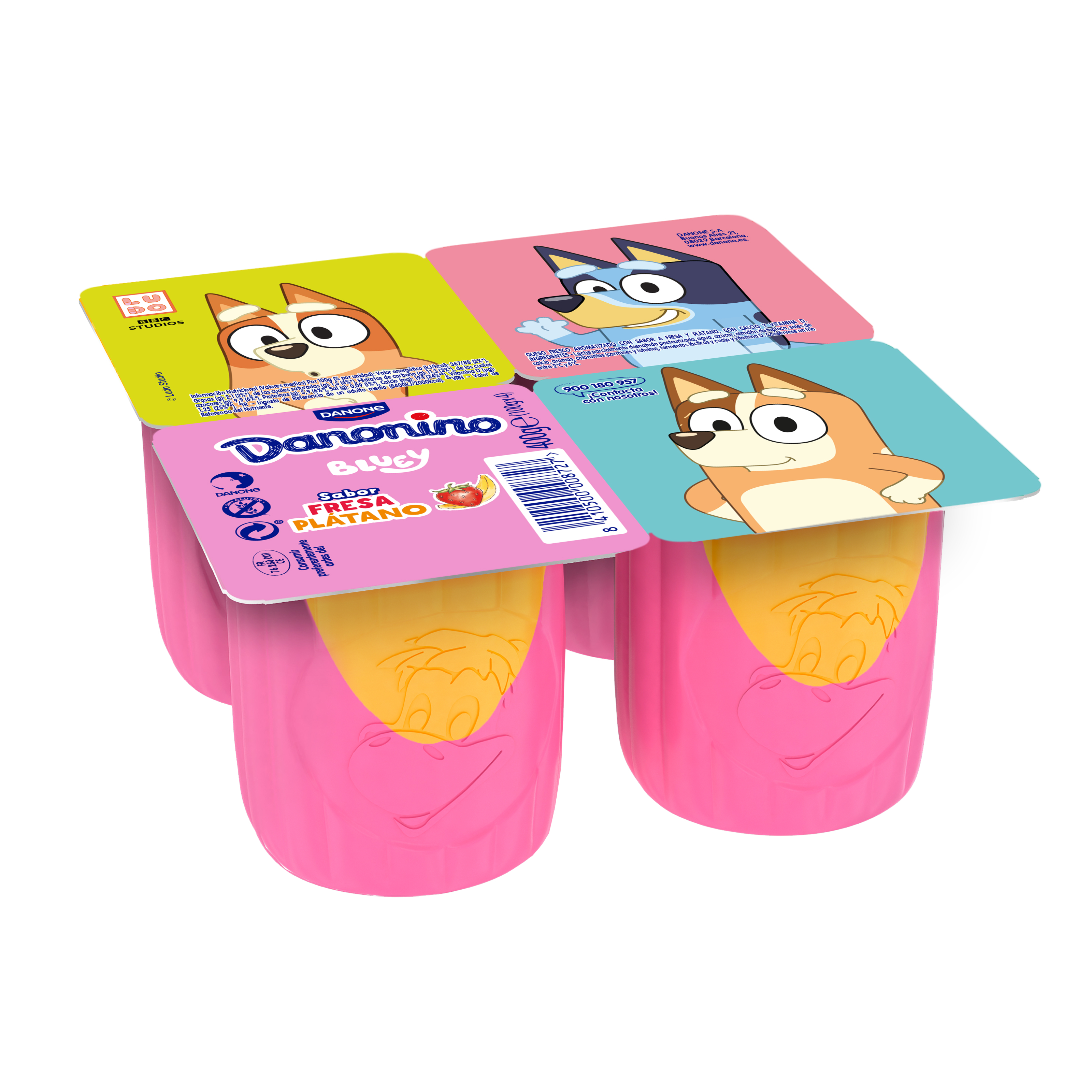 Danonino Fresa Plátano Maxi - Danone